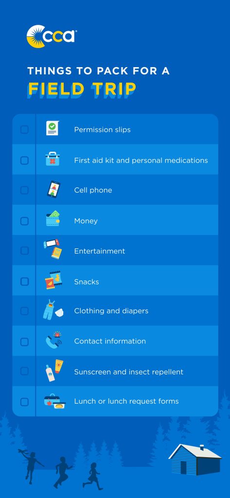 10 Things to Pack for a Field Trip | CCA